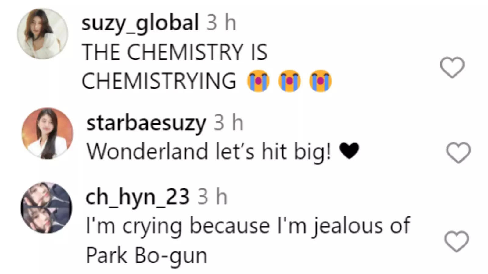 Bae Suzy Thrills Fans With Snaps With Wonderland Co-Star Park Bo Gum, Netizens Say 'The ...