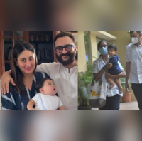Baby's day out! Kareena and Saif Ali Khan's son Jeh makes a cute little ...