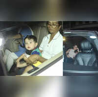 Kareena Kapoor takes 8-month old baby Jeh to a birthday party; Taimur ...