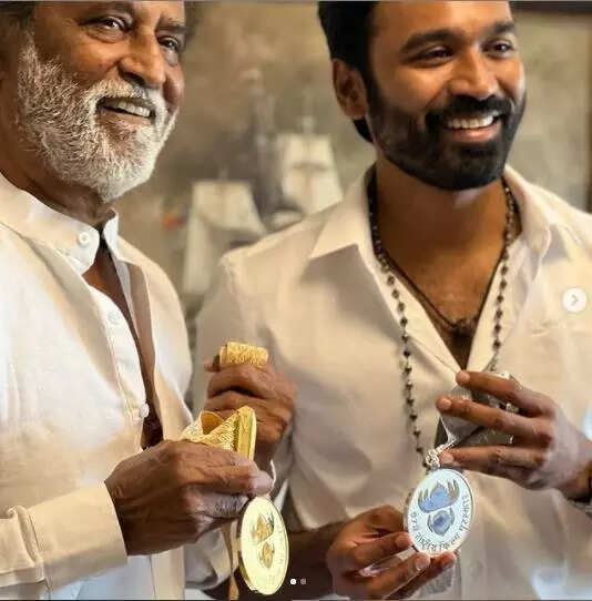 Rajinikanth: Dhanush shares joy of receiving National Film Award 'on ...