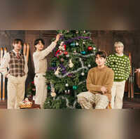Christmas comes early as BTS members Jungkook, V, Jimin and more pose ...