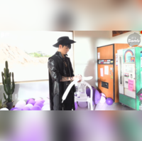 BTS' Jungkook tries real hard to make a sword out of balloons in latest ...