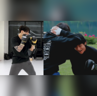 BTS' V issues an open challenge to boxer Jungkook; but J-Hope seems a ...