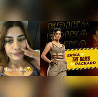 Erika Packard suffers bruises on nose while performing task in Rohit ...