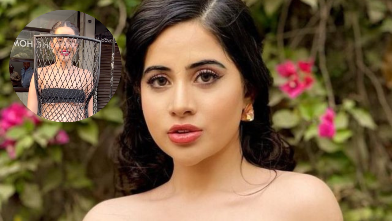 Urfi Javed Steps Out In A BOLD Top Inspired By Ballistic Shield And The ...