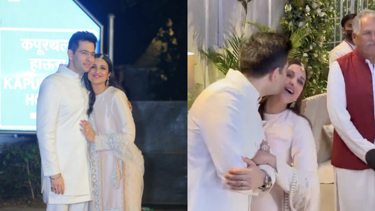 parineeti chopra, raghav chadha engagement: actress sings to her beau as he rewards her with a ...
