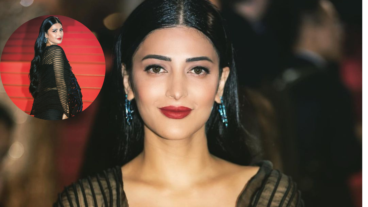 Cannes 2023: Shruti Haasan Turns Heads As She Walks The Red Carpet In Sheer Black Dress. See ...