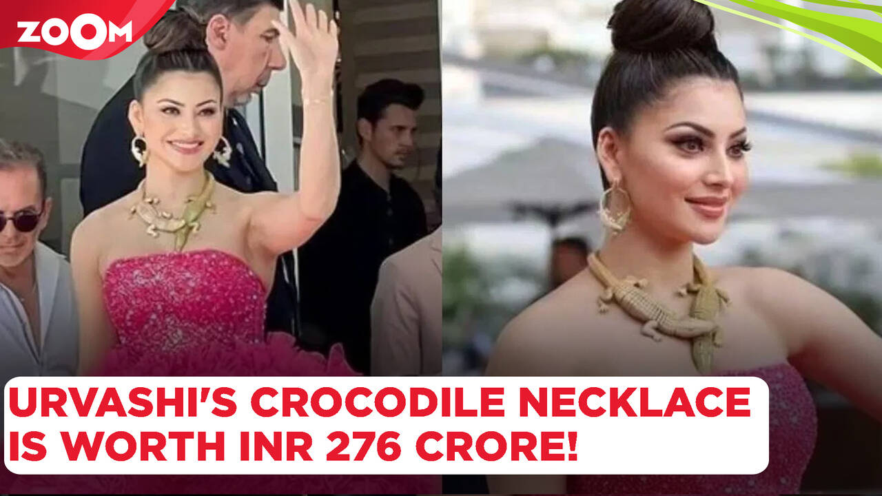 Urvashi Rautela's crocodile necklace at Cannes 2023 is worth INR 276 cr ...