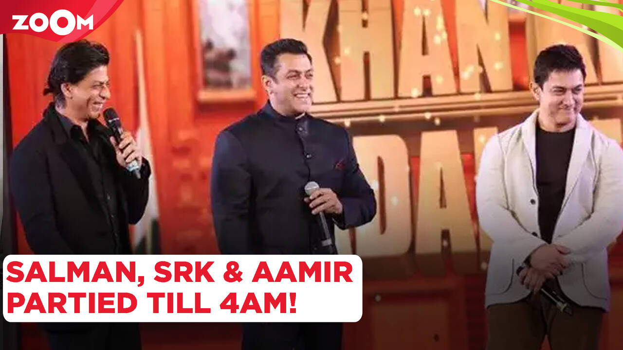 Salman Khan, Shah Rukh Khan & Aamir Khan party TOGETHER till 4AM at Salman's house | Bollywood ...