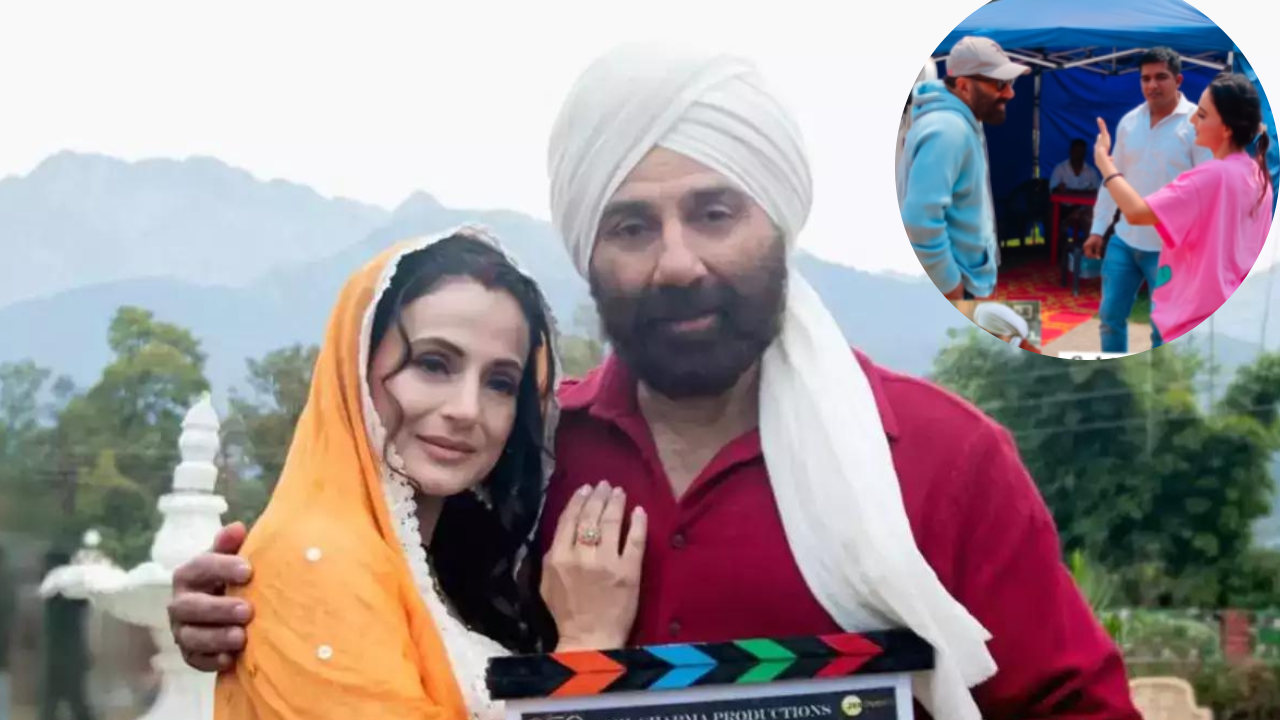 Sunny Deol, Ameesha Patel Catch Up During Gadar 2 Shoot In Viral Video. Netizens Say 'Sakku Has ...