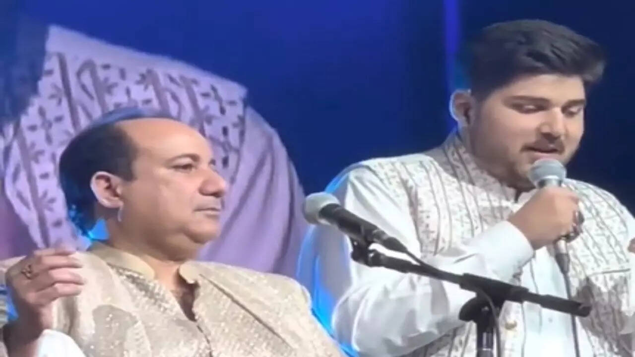 Rahat Fateh Ali Khan's Son Shahzaman Resembles Shahenshah-e-Qawwali Nusrat Fateh Ali Khan In ...