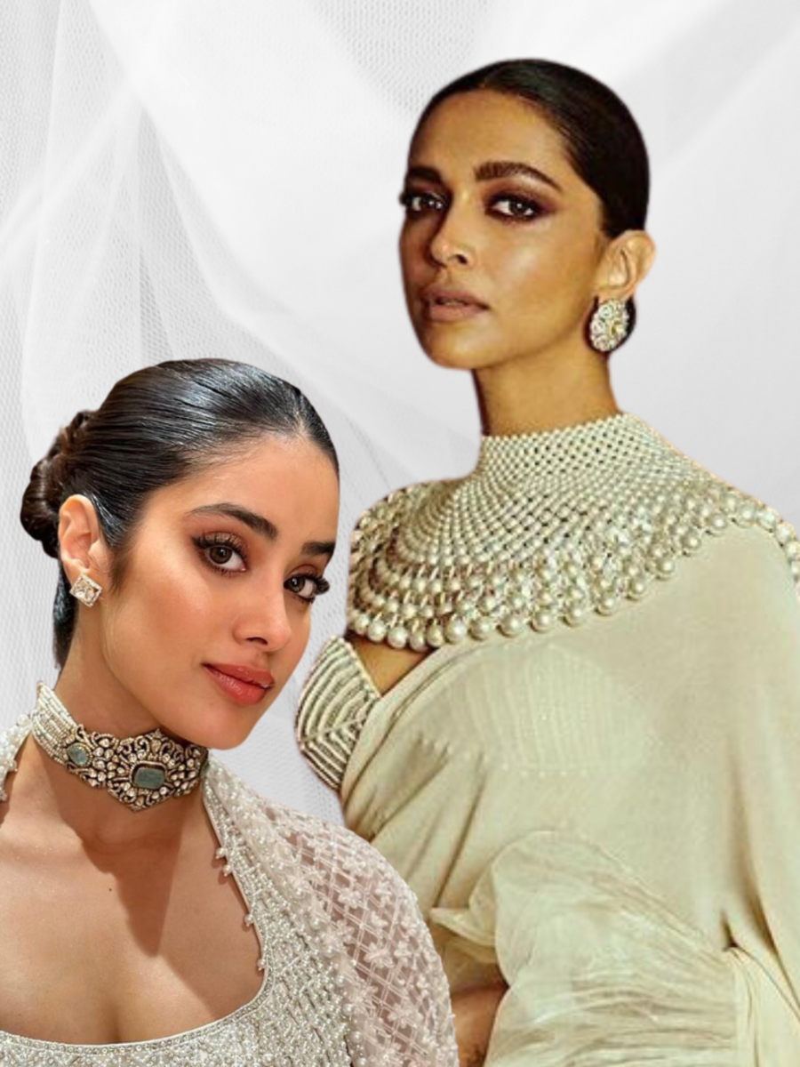 Pearl Blouse Designs Ft. B-Town Divas Deepika, Kriti, Kiara And More