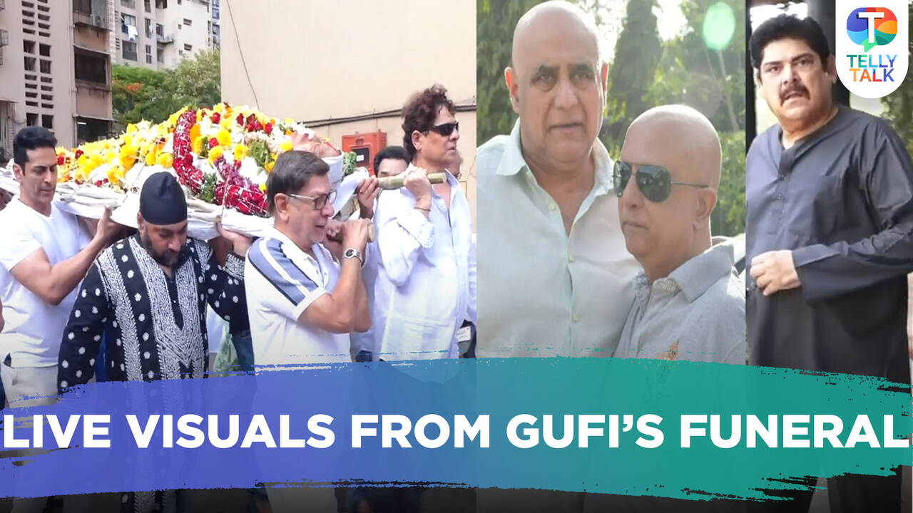 LIVE visuals from Mahabharat fame Gufi Paintal's funeral; Puneet Issar, Pankaj Dheer pay ...