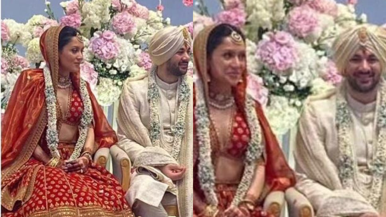 Karan Deol And Drisha Acharya Are Married! First Wedding Pics Out ...