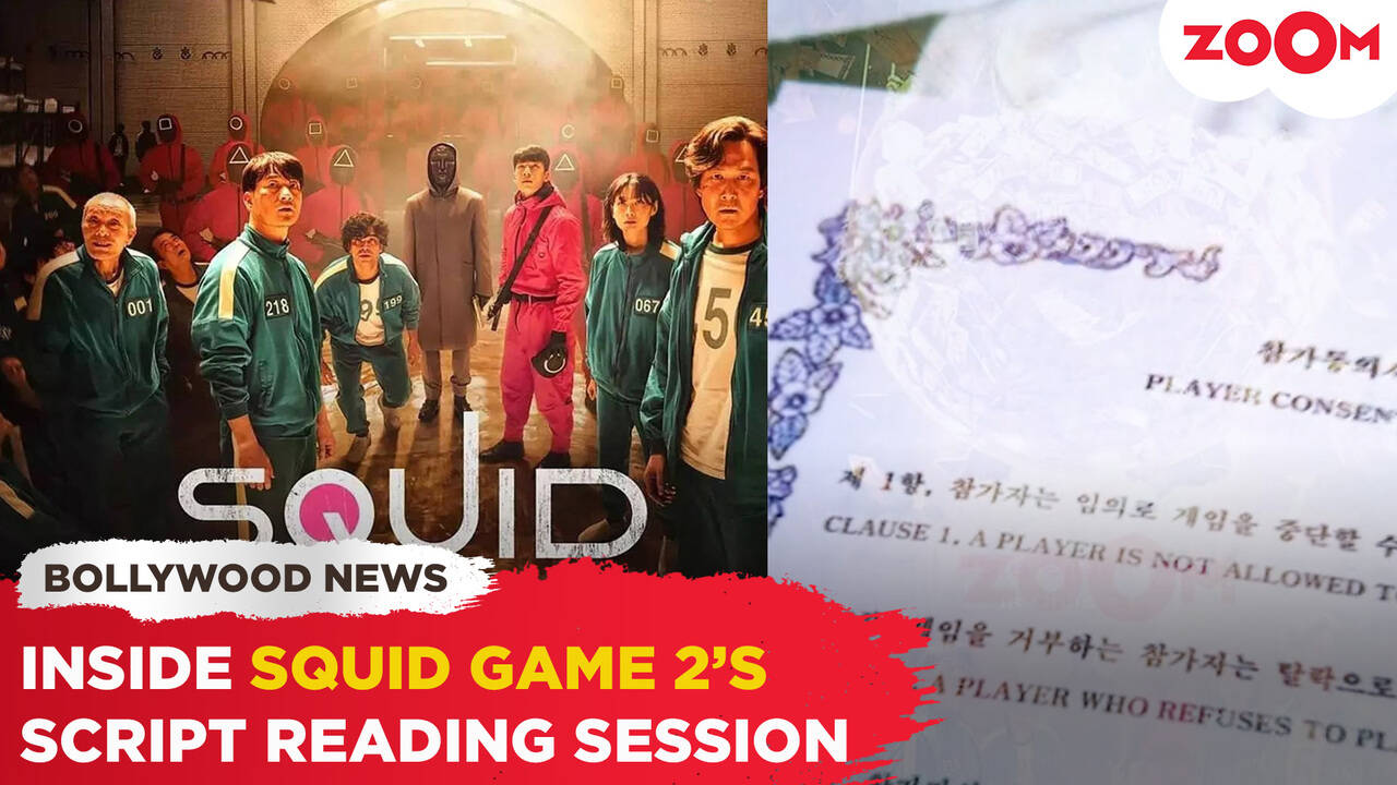 Squid Game 2: Makers give glimpse of first script reading session | Bollywood News, Videos News ...
