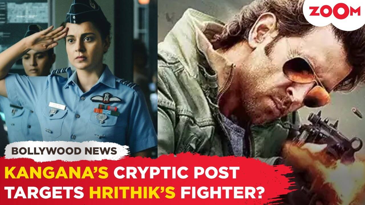 Kangana Ranaut TARGETS Hrithik Roshan yet again, calls her film Tejas 'the first aerial action ...
