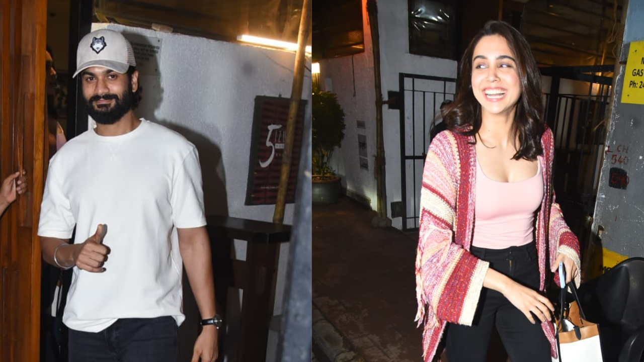 #ZoomIn: Sharvari Wagh, Sunny Kaushal Paint The Town Red, Sargun Mehta ...