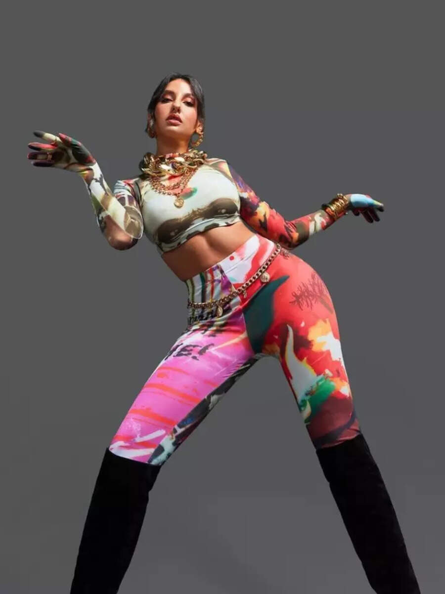 Not Barbie, Nora Fatehi Pulls Off 'Ken' In Chic Crop Top