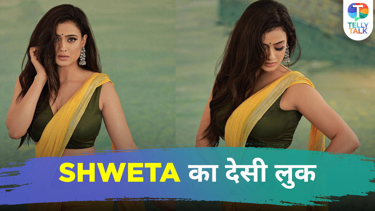 Shweta Tiwari’s HOT look in desi yellow saree; Netizens REACT | Television News, Telly Talk News ...