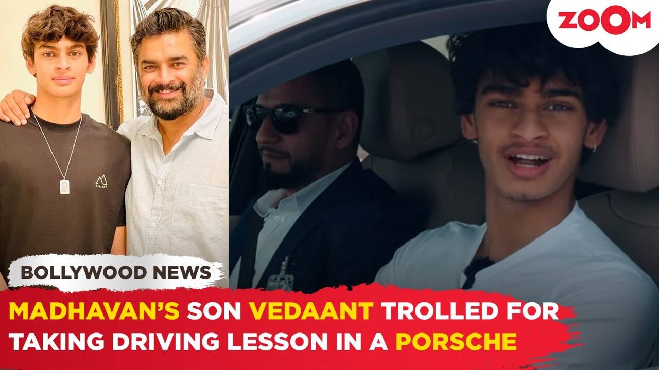 Bollywood News | R Madhavan's son Vedaant TROLLED for taking driving ...