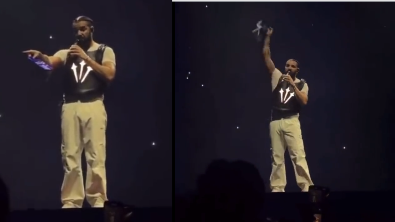 Drake's Cat-Like Reflexes Save Him From Taking A Book To The Face ...