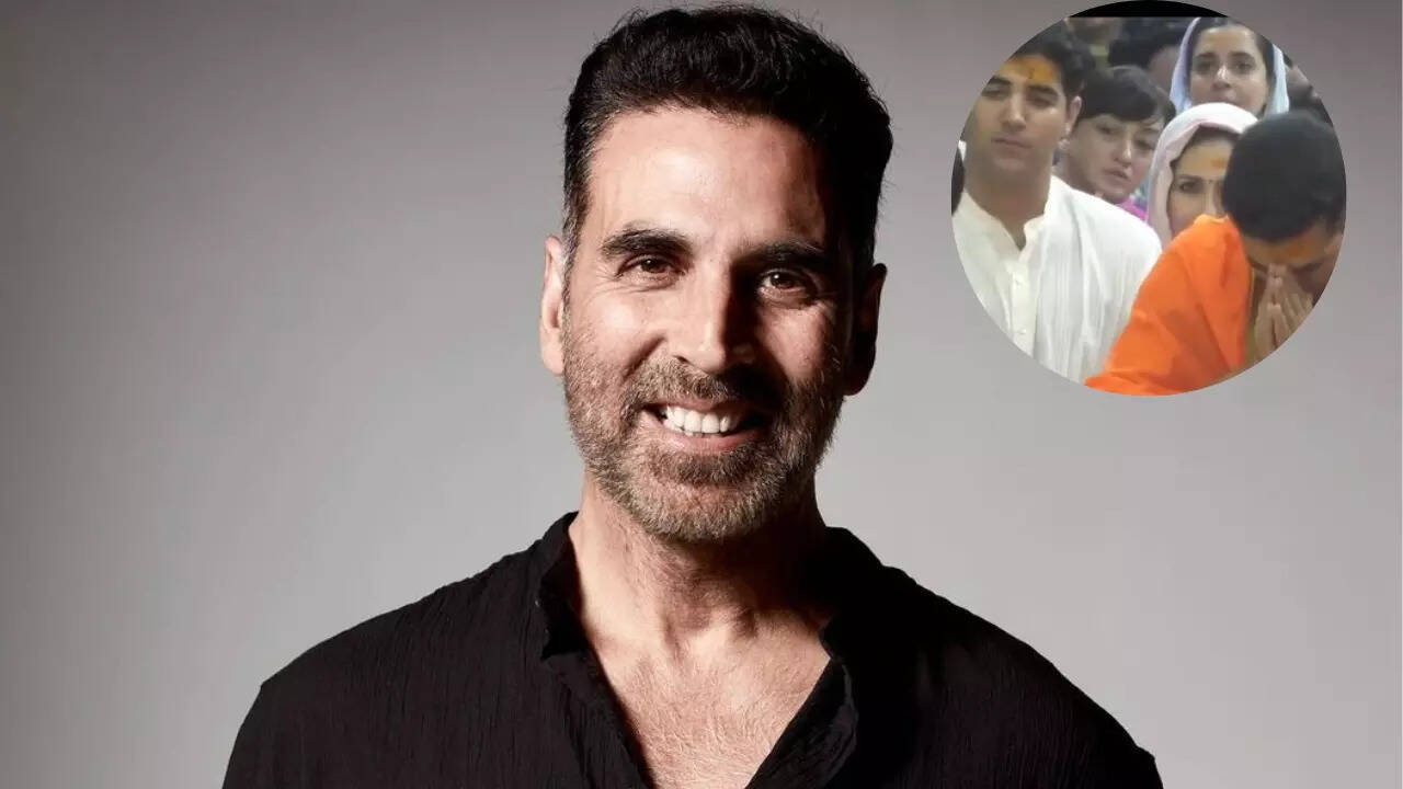 Akshay Kumar, Son Aarav Visit Mahakaleshwar Temple On His 56th Birthday ...