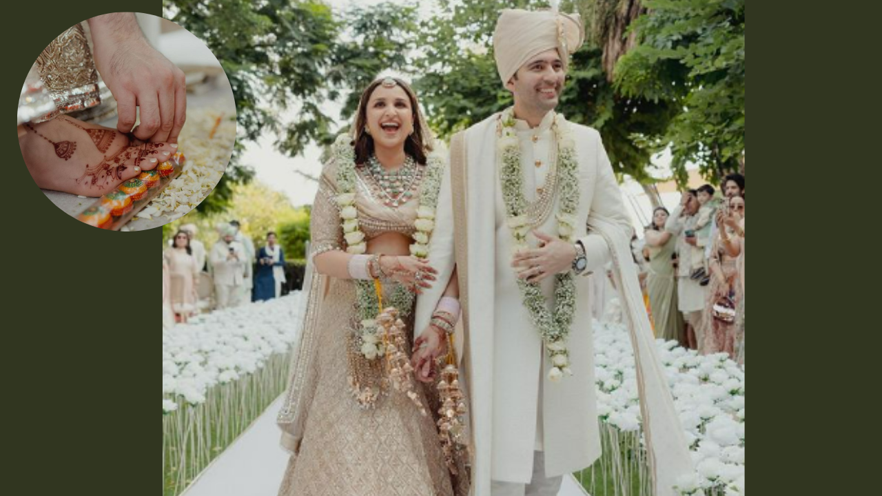 Raghav Chadha Puts A Toe Ring (Bichiya) On Parineeti Chopra's Feet ...