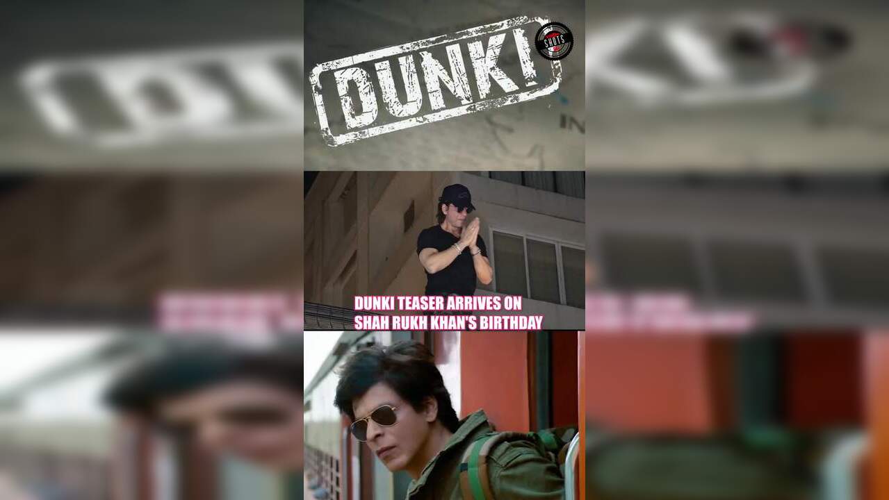 Shah Rukh Khan DROPS first teaser of Dunki on his birthday #shorts