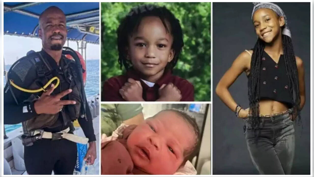 Hollywood stuntman Taraja Ramses meets with three children in car ...