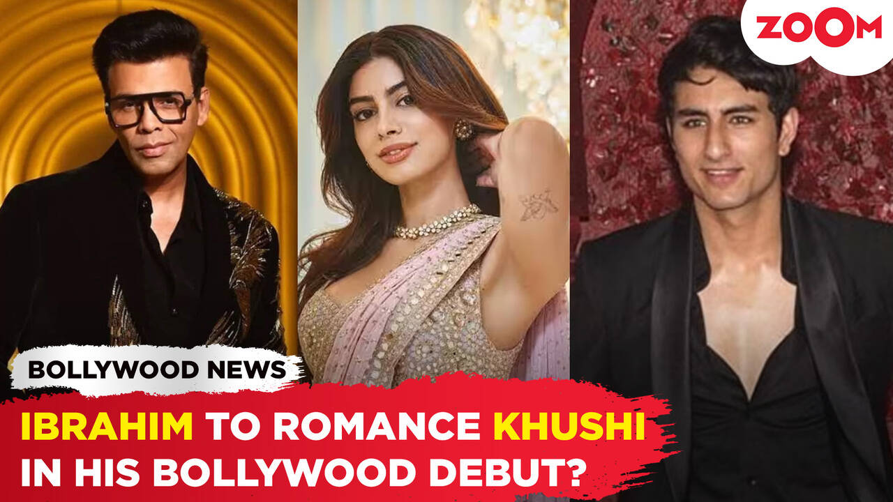 Is Ibrahim Ali Khan ready to ROMANCE Khushi Kapoor in his Bollywood Debut for Karan Johar's Next ...