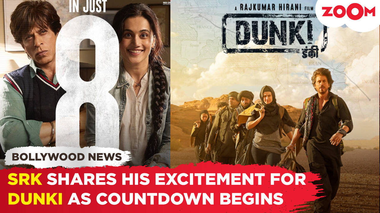 Srk Unleashes The Countdown Thrill Shah Rukh Khan Sparks Dunki