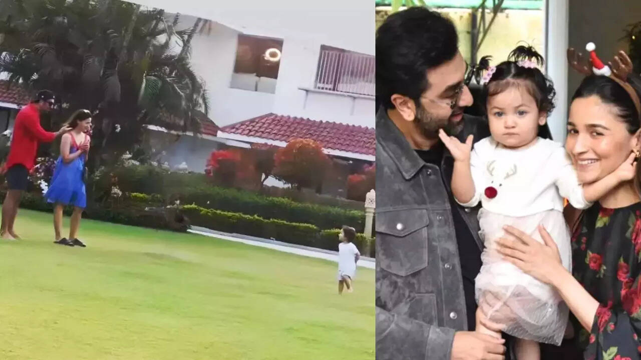 Baby Raha Plays With Mom Alia Bhatt, Dad Ranbir Kapoor, Takes Cute ...