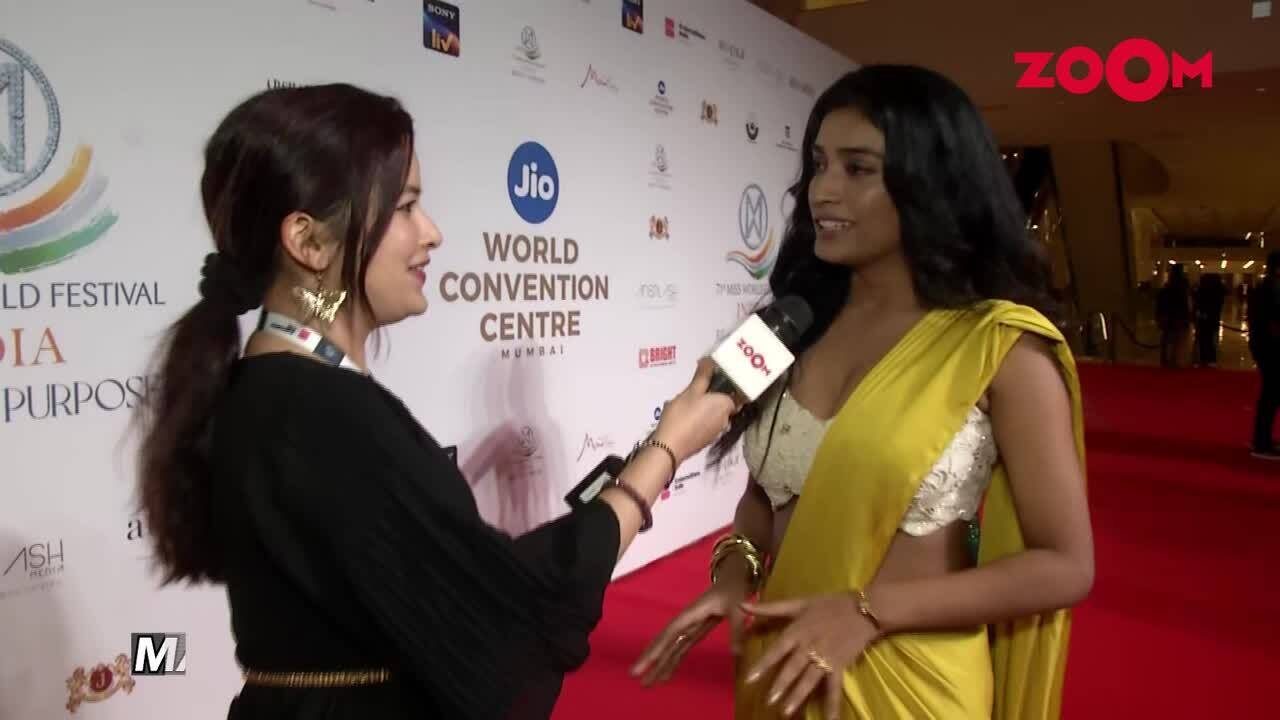 Manya Singh Graces Miss World finale red carpet, expresses her ...