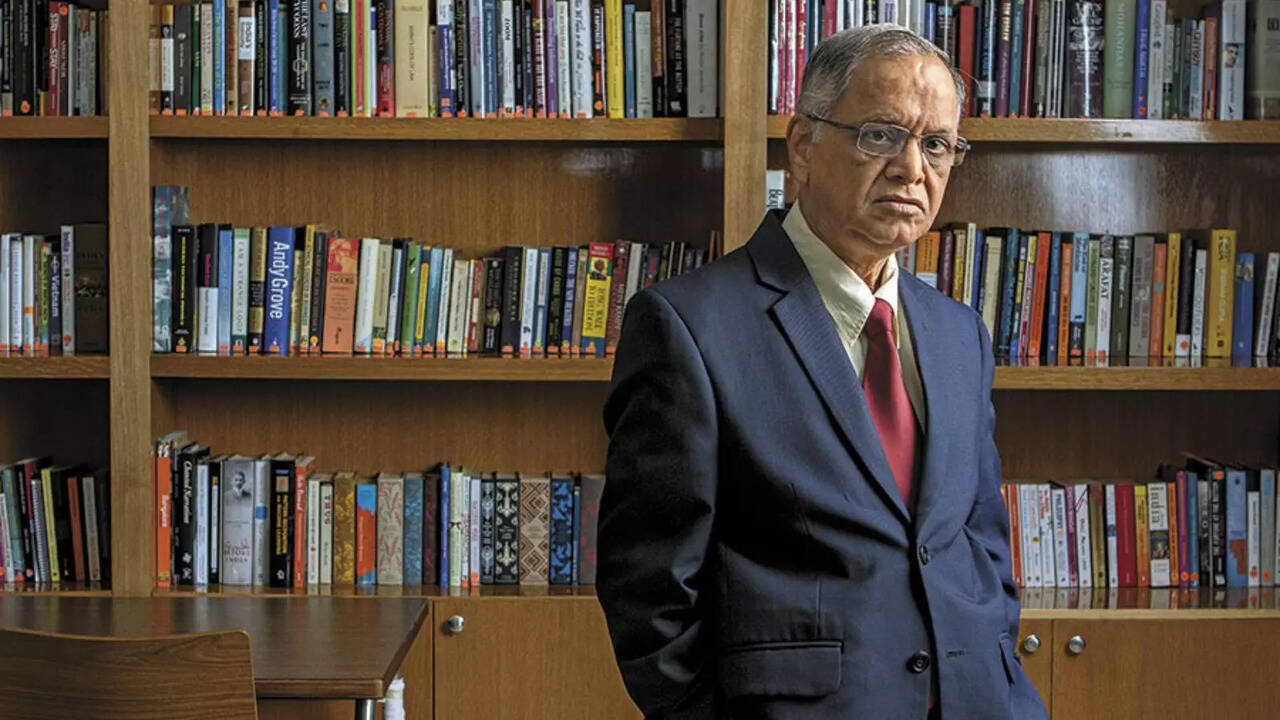 NR Narayana Murthy: Narayana Murthy Gifts 4-month-old Grandson Shares ...
