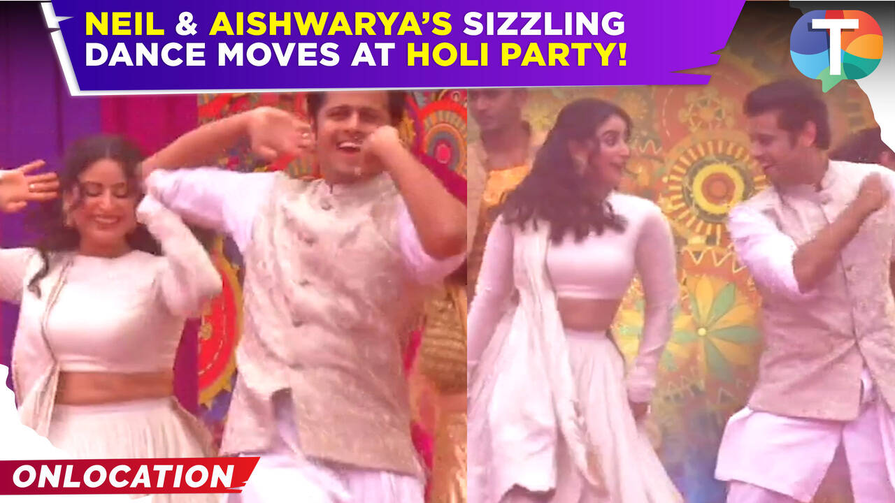 Neil Bhatt & Aishwarya Sharma’s ROCKING dance performance for Holi ...