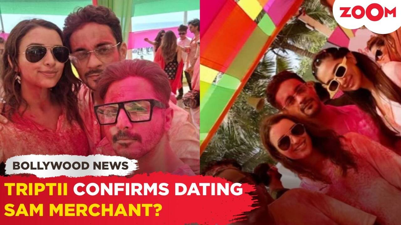 Triptii Dimri's Holi celebration with RUMOURED BF Sam Merchant sparks ...