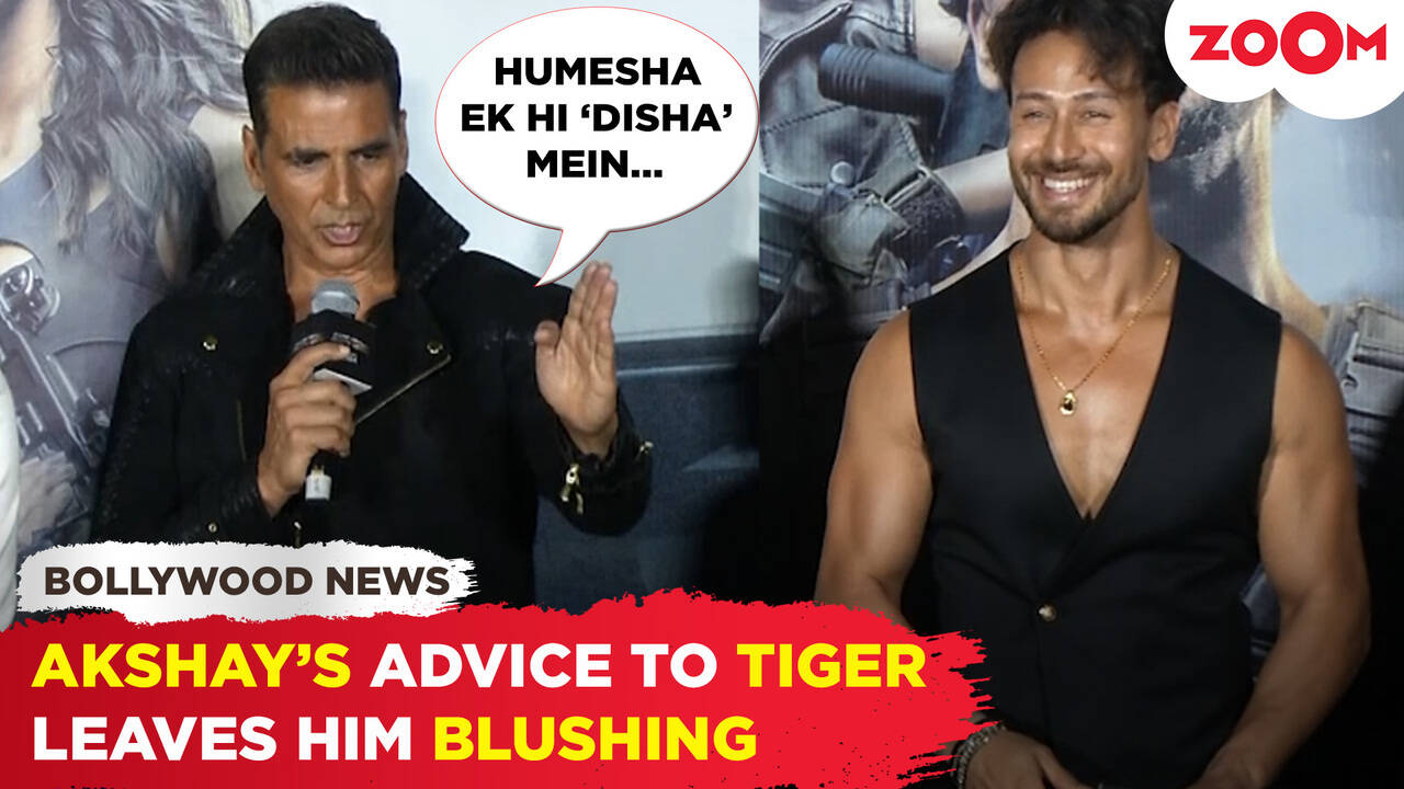 Akshay Kumar teases Tiger Shroff by mentioning Disha Patani's name at Bade Miyan Chote Miyan ...