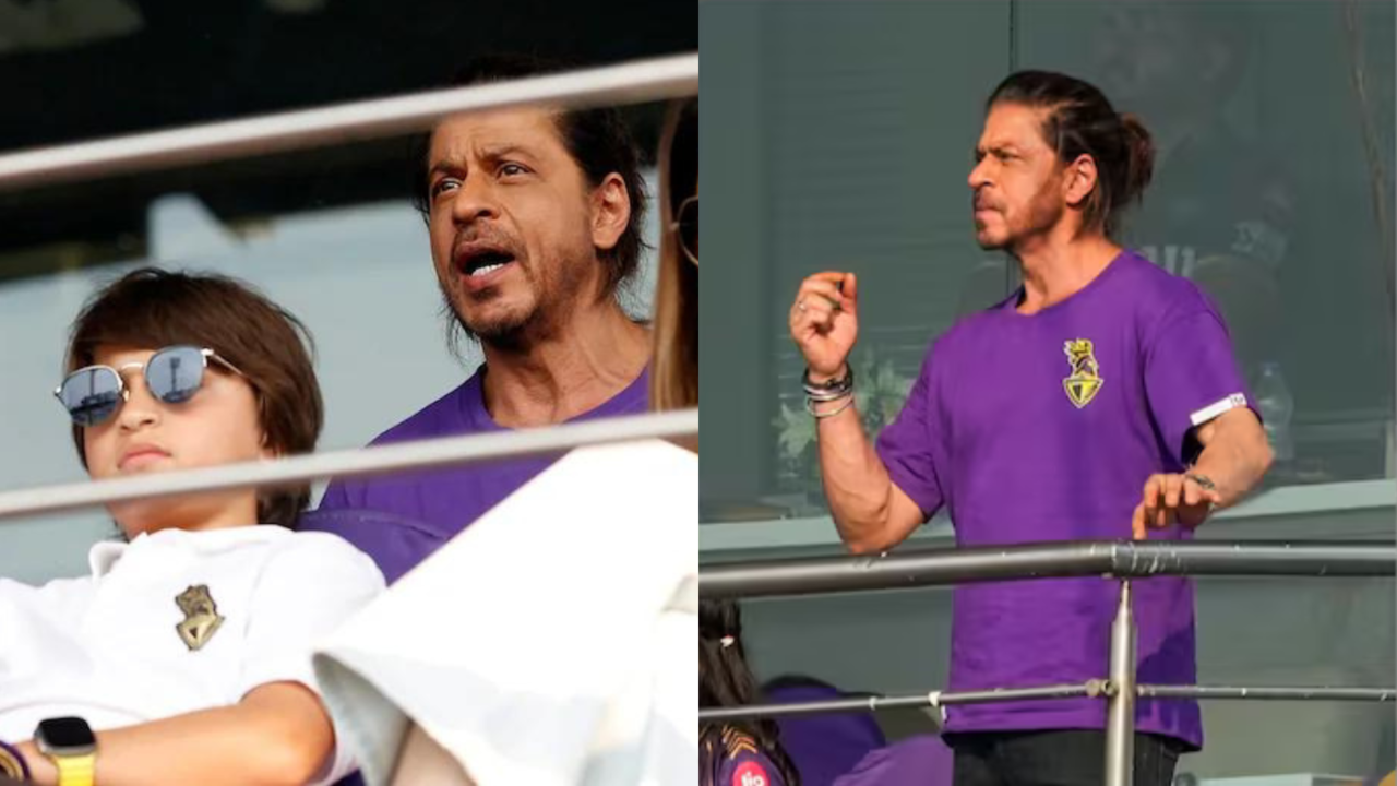 Shah Rukh Khan Cheers For KKR In IPL 2024 Against LSG With Suhana Khan ... Shah Rukh Khan Cheers For KKR In IPL 2024 Against LSG With Suhana Khan ...