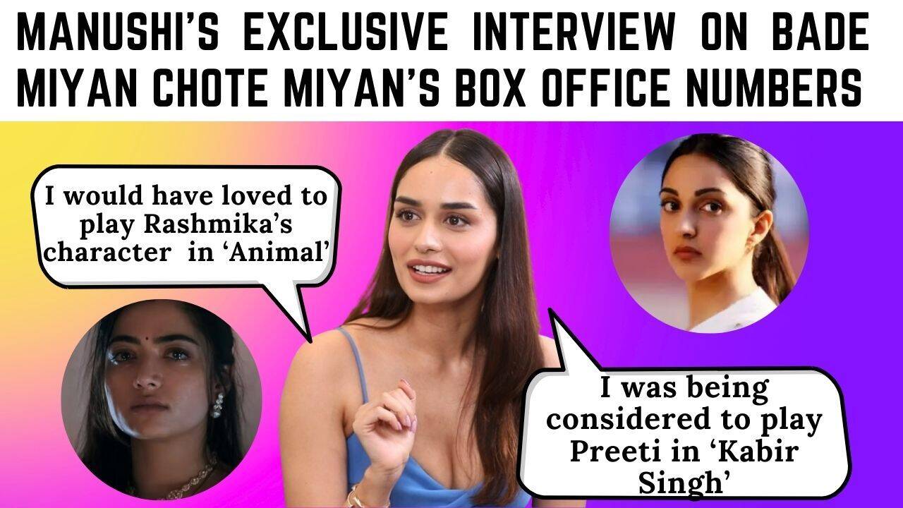 Manushi Chhillar discusses Bade Miyan Chote Miyan; responds to Rashmika ...