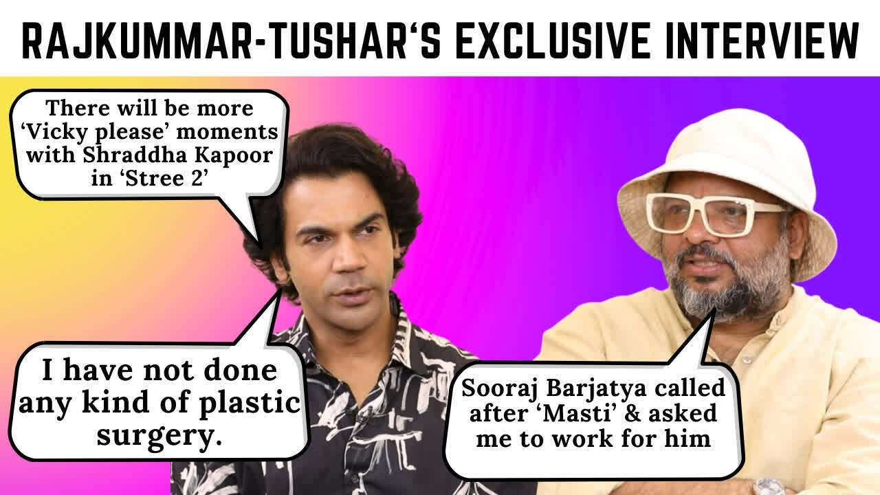 Rajkummar Rao responds to plastic surgery rumors, Stree 2; Tushar ...