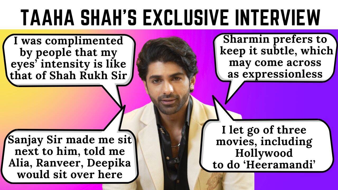 Heeramandi star Taaha Shah OPENS up about Sharmin Segal getting ...