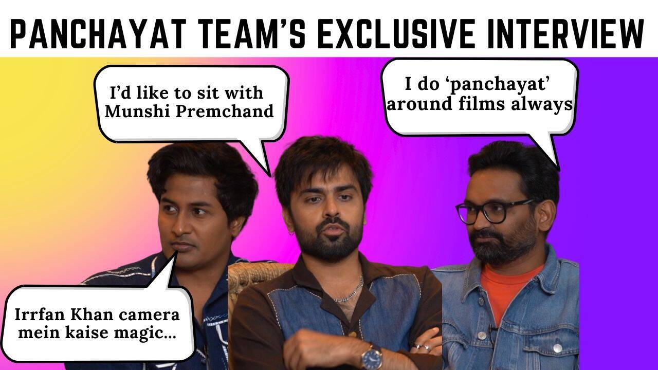 Panchayat team Jeetendra Kumar, Chandan Roy & Deepak Mishra discuss ...