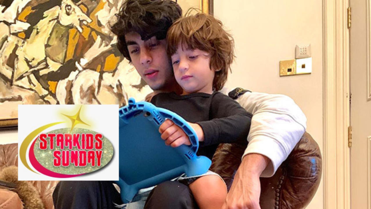 Star kids Sunday: Adorable photos of Aryan Khan with his younger ...