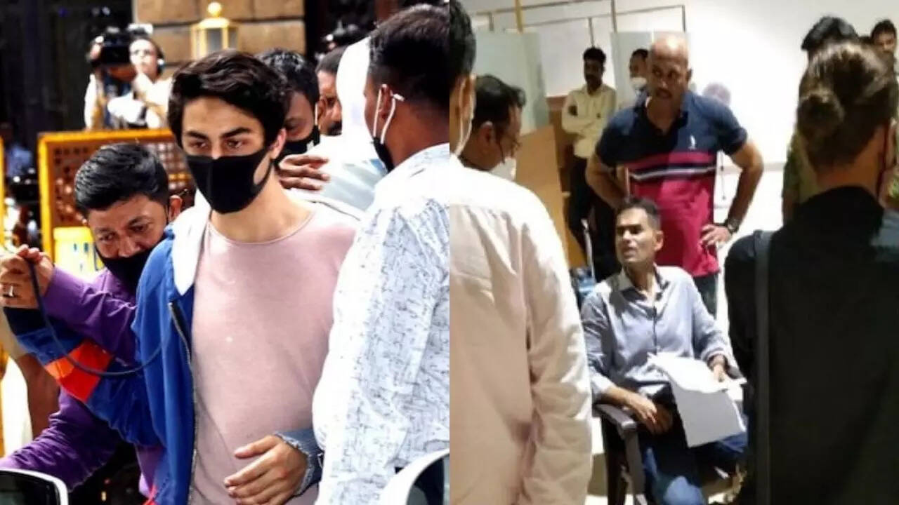 Gosavi: Aryan Khan drugs case: Viral pics show Sameer Wankhede, detective KP Gosavi standing ...