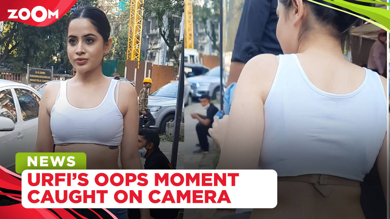 Urfi Javed's oops moment caught on camera! Netizens troll the actress for her bizarre style ...