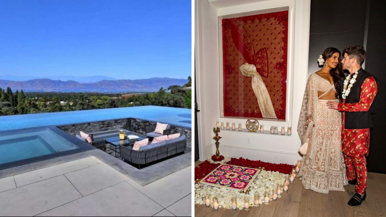 Priyanka Chopra’s LA home: Photos of rooms, pool area and kitchen that ...