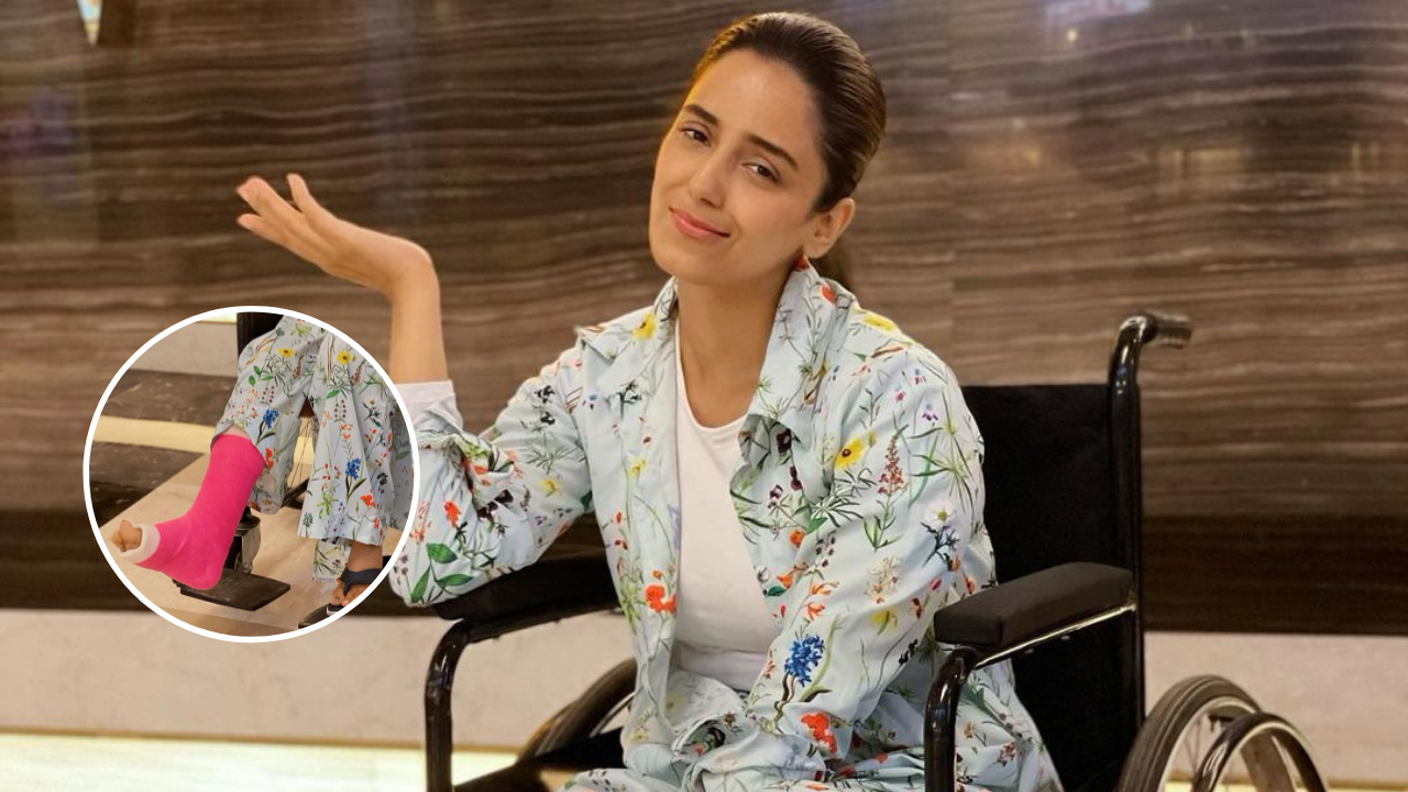 Man helps injured Srishty Rode by lifting her in his arms at Ankita ...