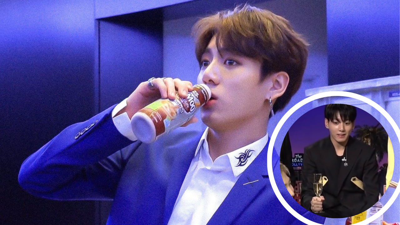 Fancy champagne or milk? BTS member Jungkook clearly has a favourite ...