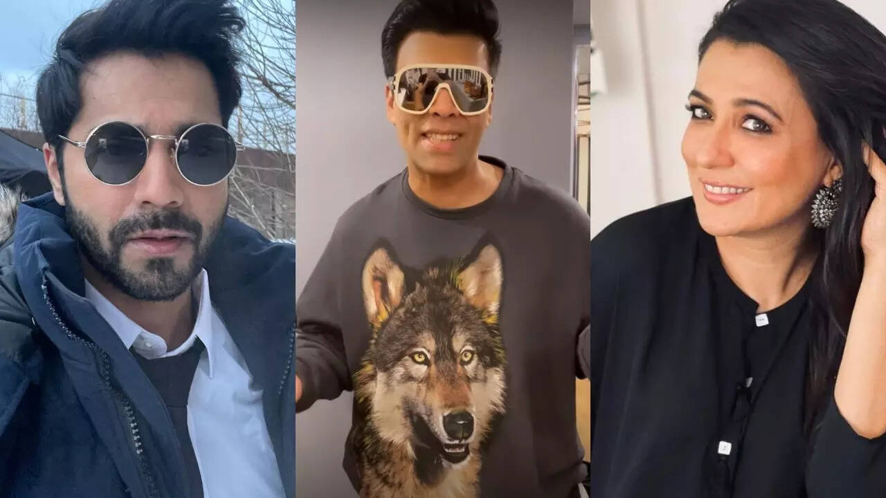 Varun Dhawan and Mini Mathur fight over Karan Johar's wolf print ...