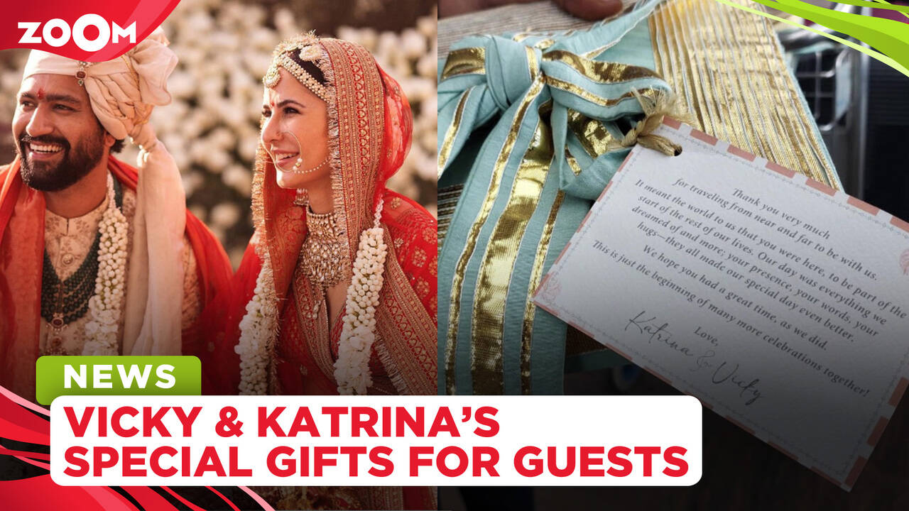 Katrina Kaif & Vicky Kaushal's special send-off gifts for guests after their wedding, News News ...